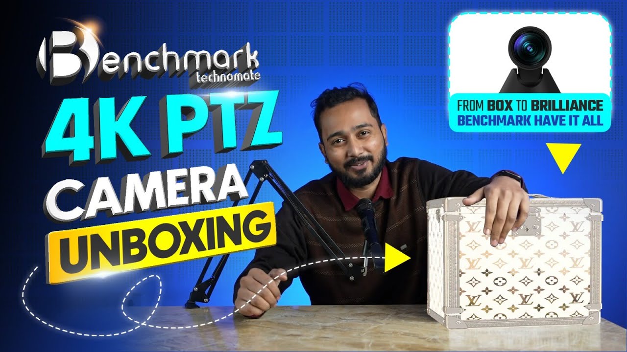 Benchmark 4k PTZ Camera Unboxing | Best Camera for Online